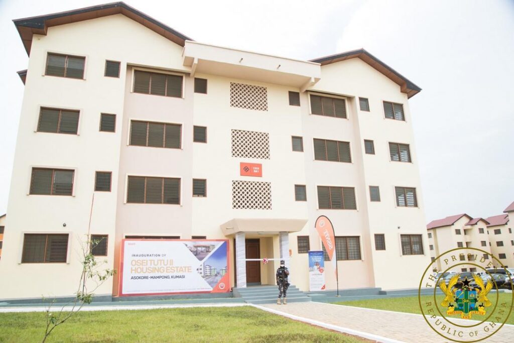 Akufo-Addo commissions Asokore-Mampong Housing project, names it after ...