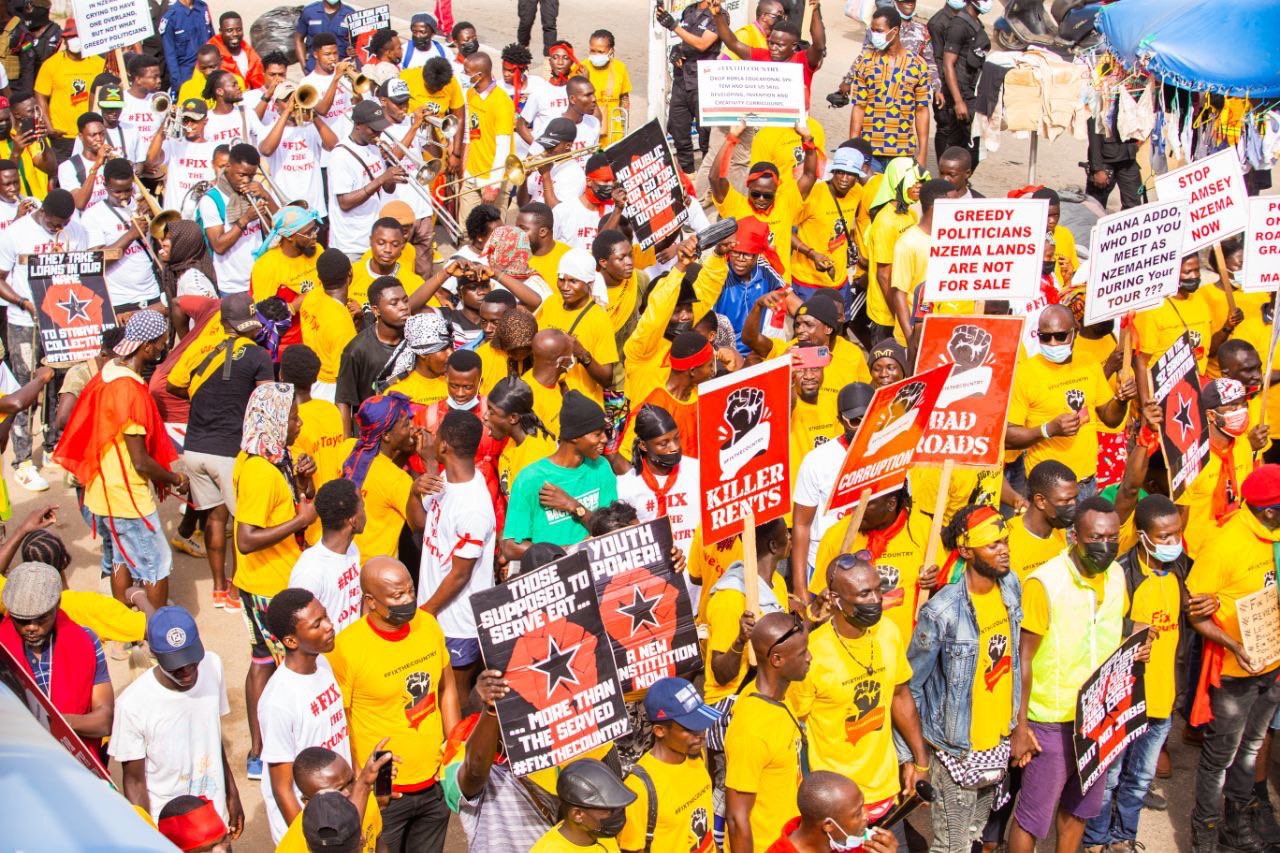 Fix The Country demo hits Takoradi on Nkrumah Memorial Day | The Ghana ...