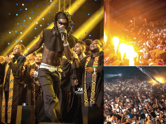 Black Sherif wows thousands with remarkable delivery at Zaama Disco Concert